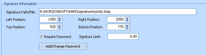 How to Add Check Signatures