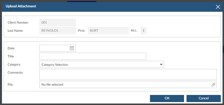 Client Master - Work with Attachments